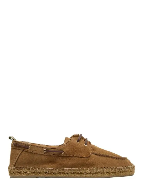 CastaÑer Nemo Suede Espadrille Loafers - Beige