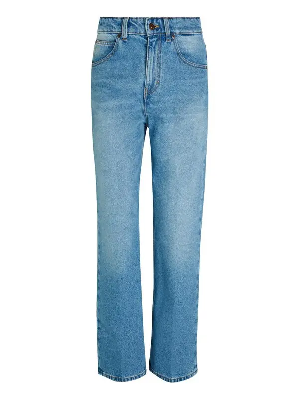 Victoria Beckham Julia Slim-leg Jeans - Mid Blu
