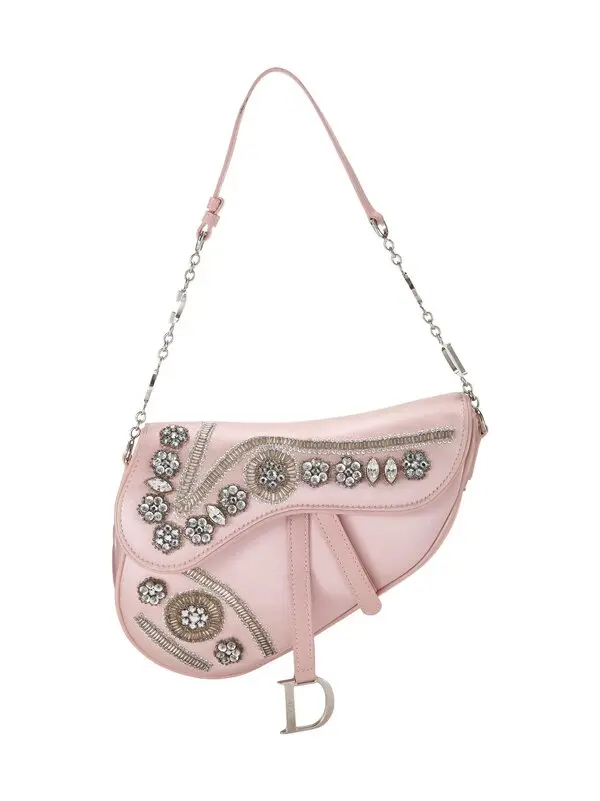 Dior Embellished Saddle - Pink