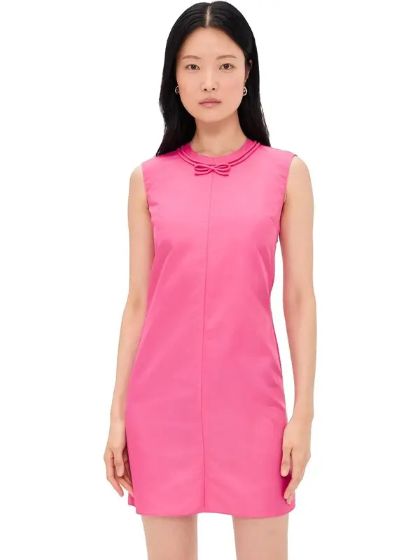 MAISON MARGIELA Mini Dress With Bow - Pink