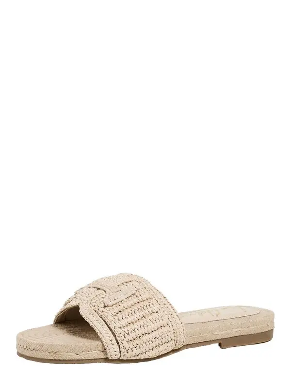 Sam Edelman Miya Raffia Espadrille Flats - Natural