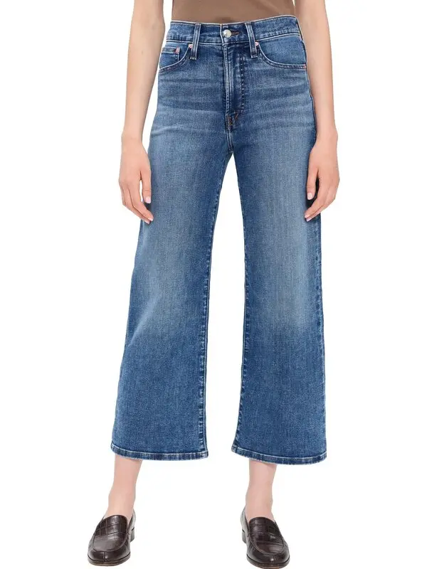 Madewell Wide Leg Crop Jeans - Oneida Wash