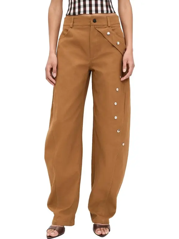 CULTNAKED Barrel Pants - Brown