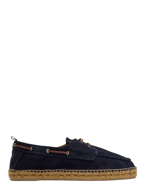 CastaÑer Nemo Suede Espadrille Loafers - Navy
