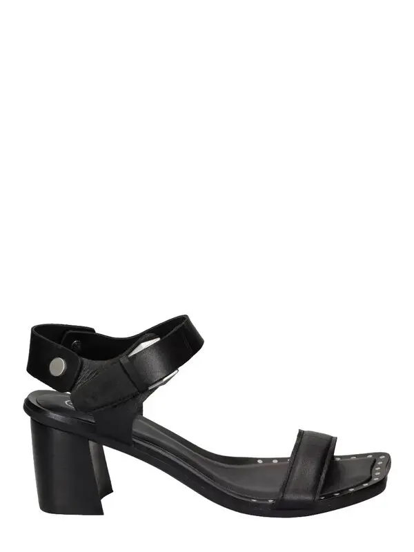 Ash Stud-embellished Leather Sandals - Black