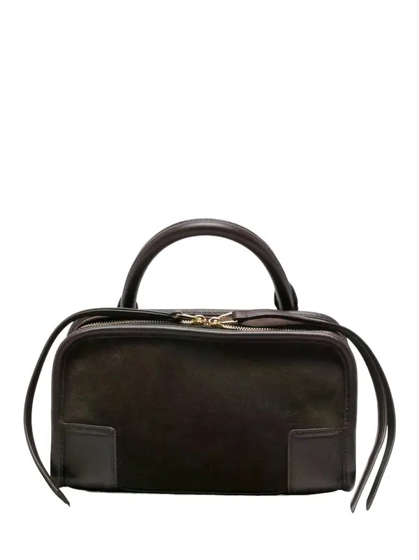 Loewe Amazona Suede Tote Bag - Brown