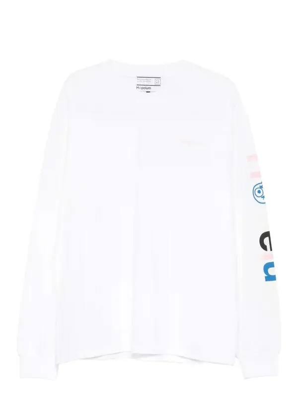 HOPEIUM Graphic-print Long-sleeve T-shirt - Blue