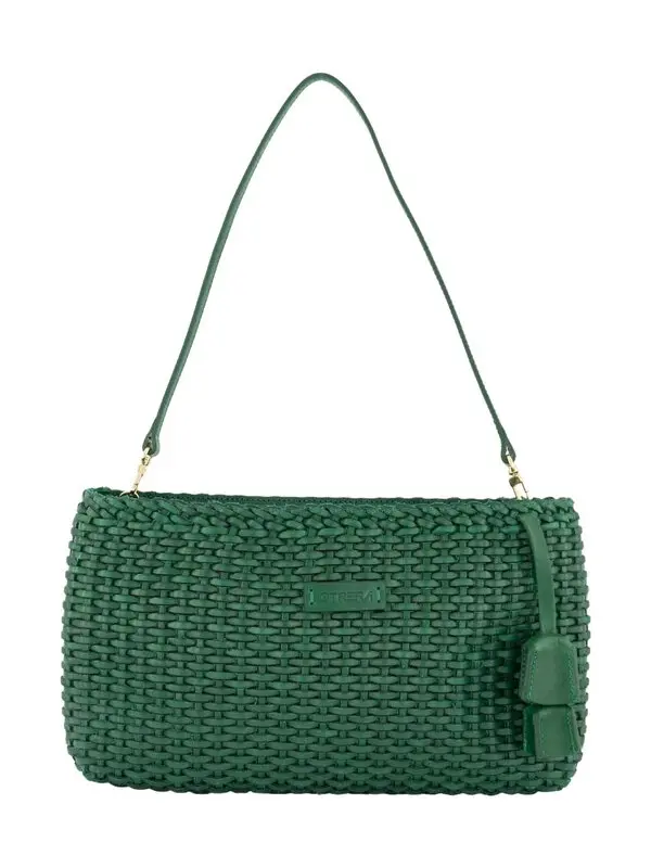OTRERA Rhea Leather Baguette - Green
