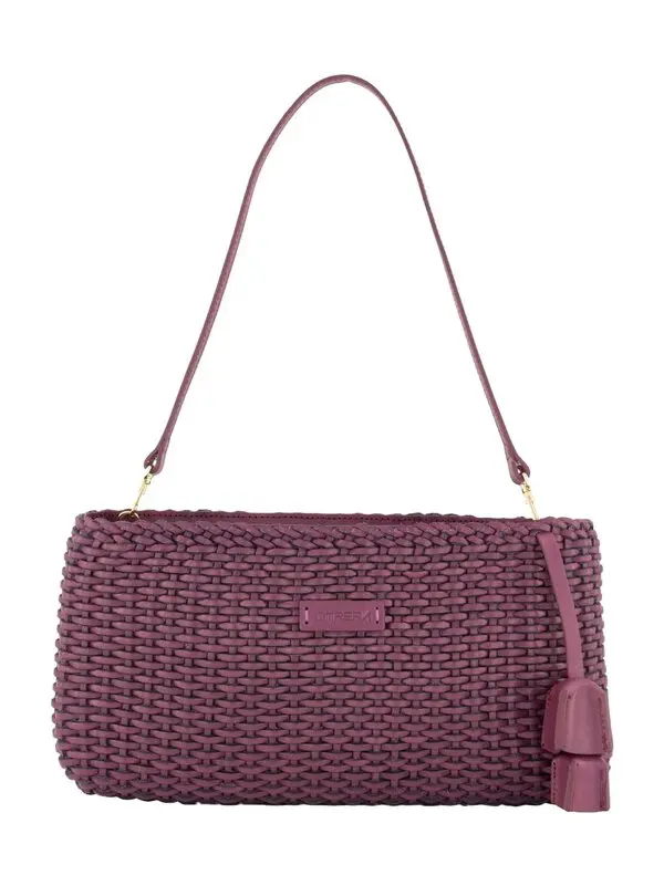 OTRERA Rhea Leather Baguette - Pink