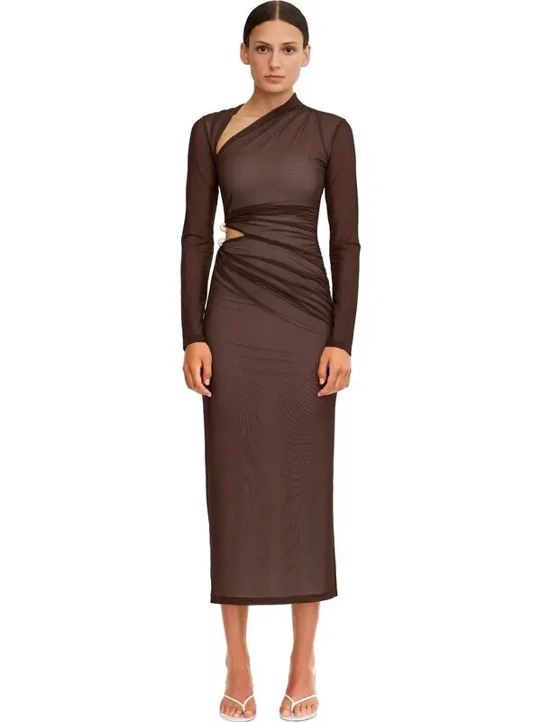 Significant Other Nina Midi Dress - Chocolate