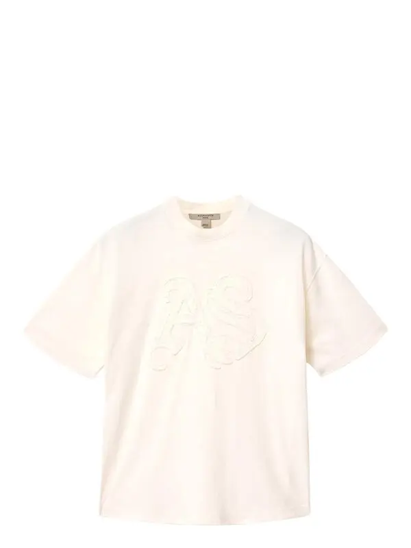 ALLSAINTS Organic Cotton Insignia Etta T-shirt - White
