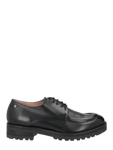 POLLINI Calfskin Derby Shoes - Black