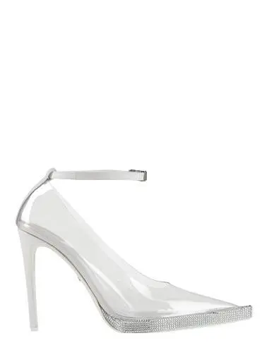 Gcds Stiletto Pumps With Buckle Strap - Transparent