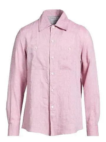 Brunello Cucinelli Shirt Antique Rose Size Linen - Pink