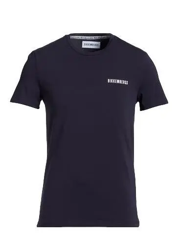 BIKKEMBERGS T-shirt Size Cotton, Elastane - Blue