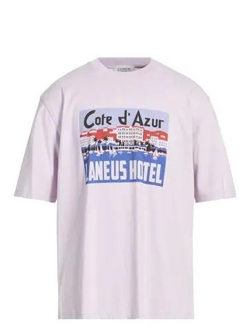 LANEUS T-shirt Size Cotton - Purple