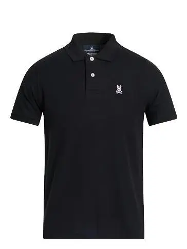 Psycho Bunny Polo Shirt Size Pima Cotton - Black