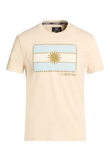 LA MARTINA T-shirt Size Cotton - Beige
