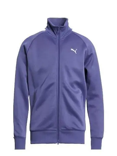 PUMA Sweatshirt With Embroidered Logo - Purple