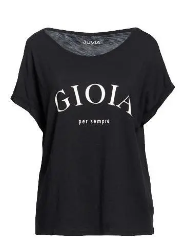 JUVIA T-shirt With Graphic Print - Black