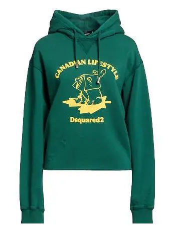 Dsquared2 Emerald Cotton Sweatshirt - Green