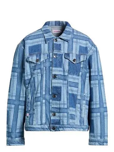 CHARLES JEFFREY Denim Trucker Jacket - Blue