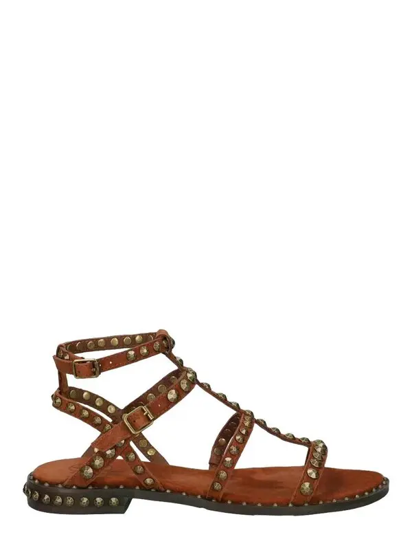 Ash Precious Stud-embellished Sandals - Brown