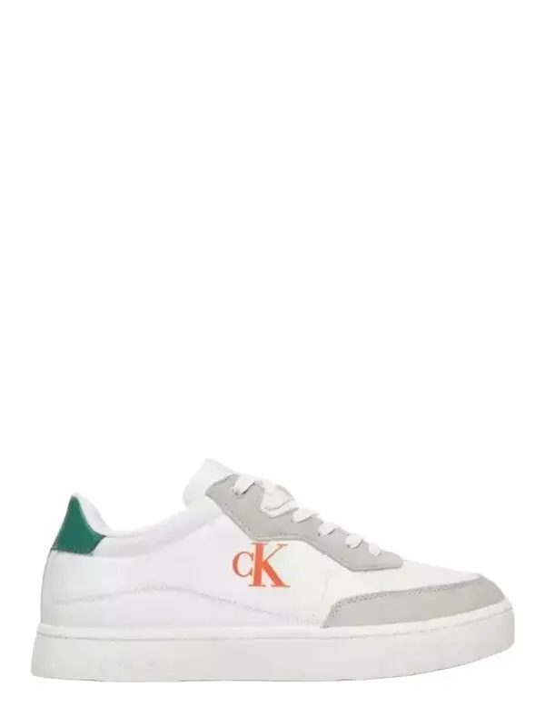 Calvin Klein Logo-print Panelled Sneakers - White