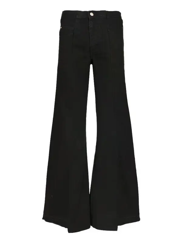 E.L.V. DENIM Odette Flared Jeans - Black