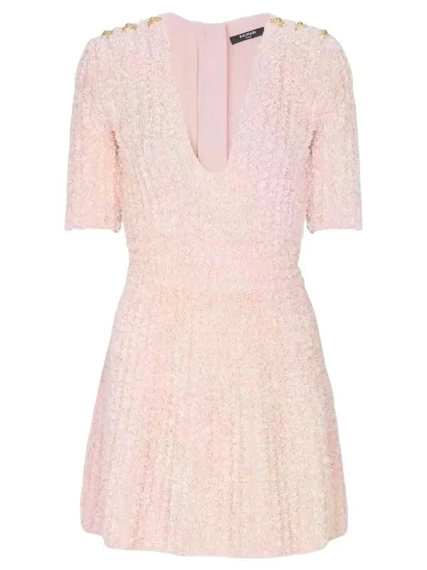 Balmain Mini Dress - Pink