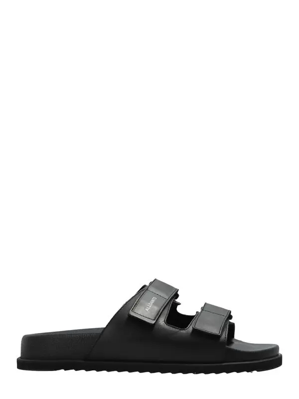 ALLSAINTS Leather Vex Sandals - Black