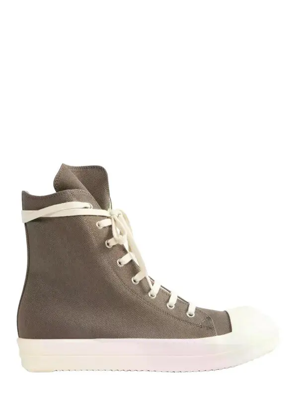 Rick Owens Hi-top Sneakers - Brown