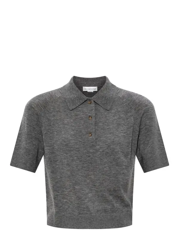 Victoria Beckham Wool Polo - Grey