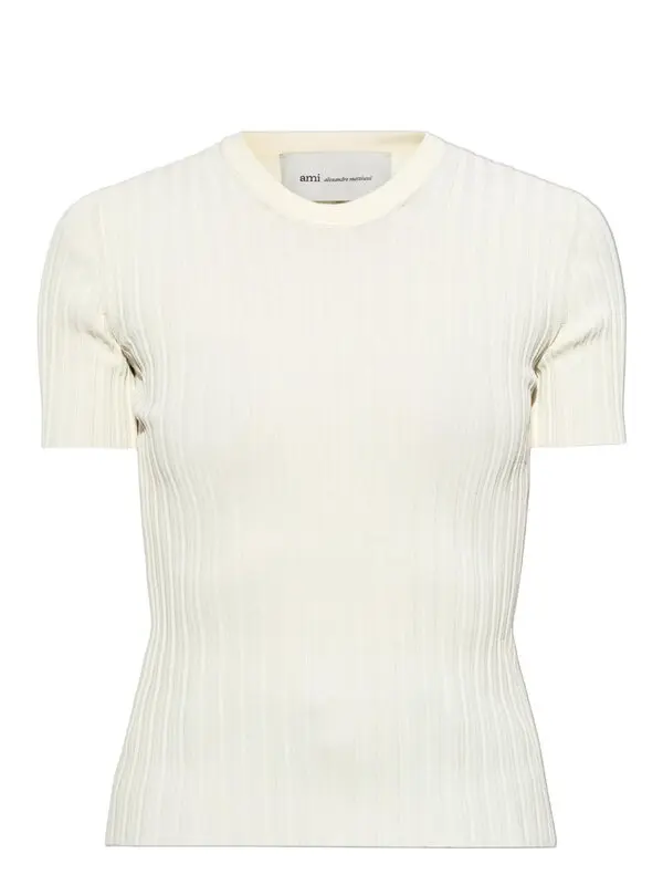 Ami Pleated Top - Cream
