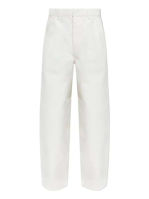 Ami Wide-leg Jeans - Cream