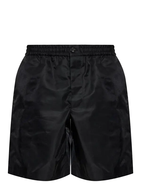 Ami Regular Fit Shorts With Pockets - Black