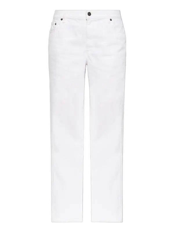 Matteau Jeans With Logo Appliqu - White
