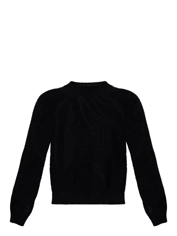 Max Mara Salvo Cotton Sweater - Black