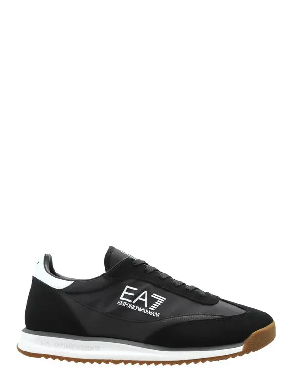 EA7 Logo Sneakers - Black