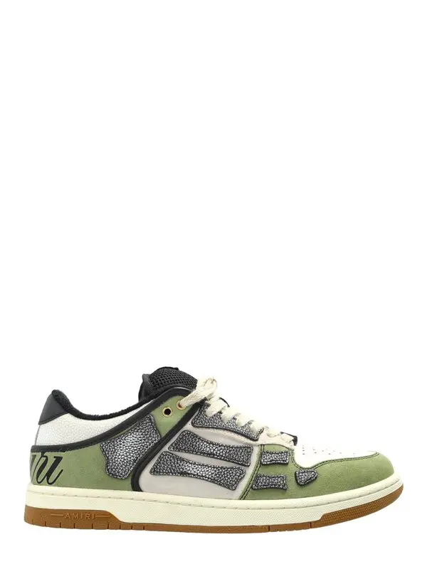 Amiri Xl Skel Top Low Sneakers - Green