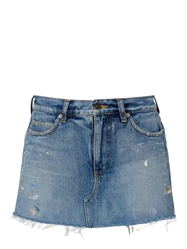 Balenciaga Denim Skort - Blue