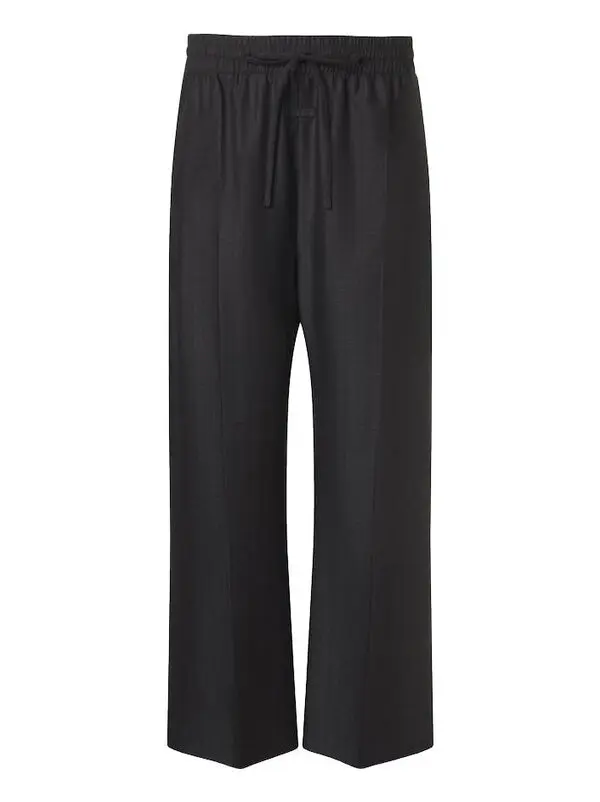 Fear Of God Virgin Wool Wide-leg Pants - Grey