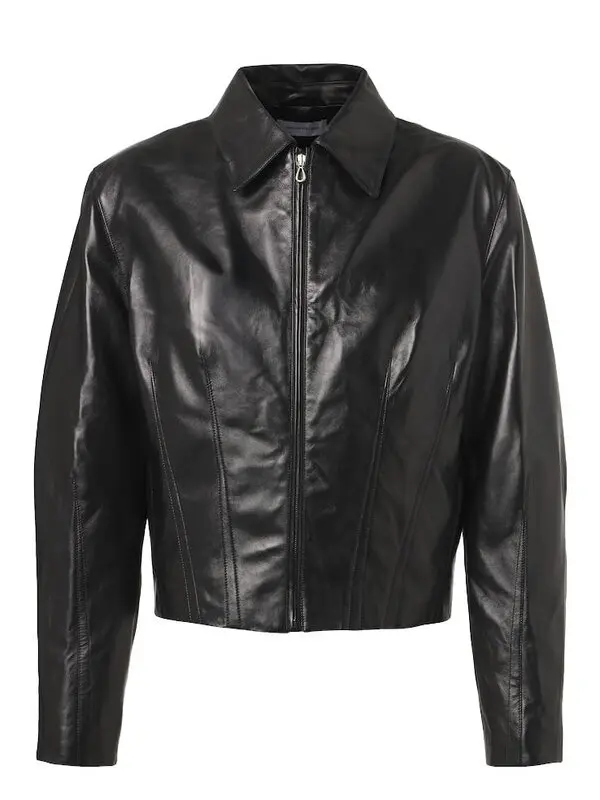 KIKO KOSTADINOV Lur Leather Jacket - Black