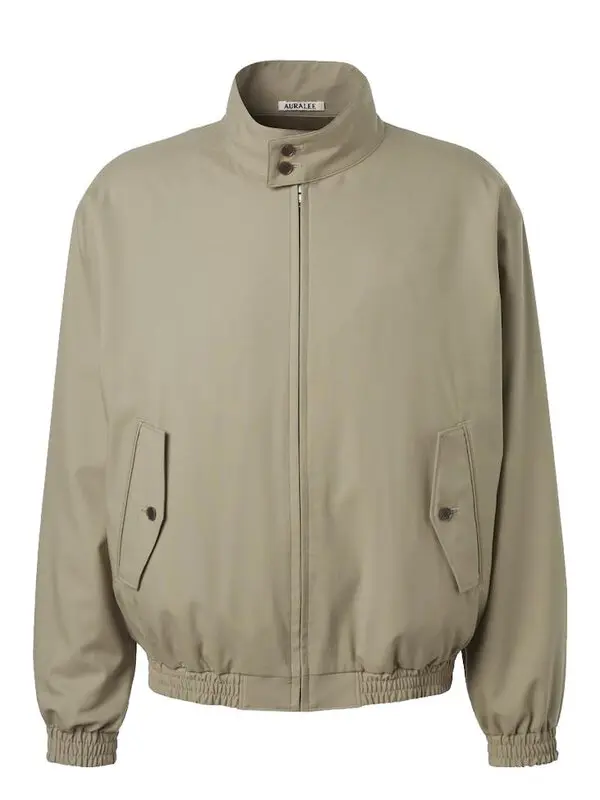Auralee Wool Blouson Jacket - Green