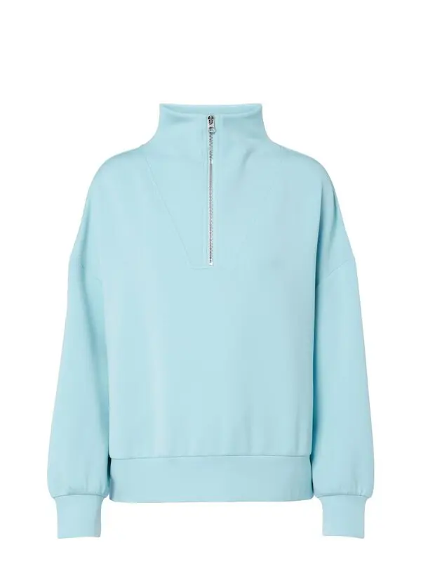 Varley Hawley Half-zip Sweatshirt - Blue