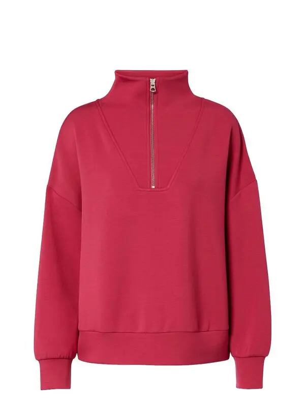 Varley Hawley Half-zip Sweatshirt - Pink