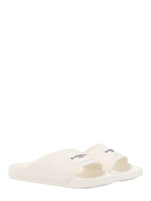 Givenchy Label Slides - White