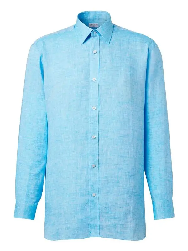 Charvet Linen Shirt - Blue