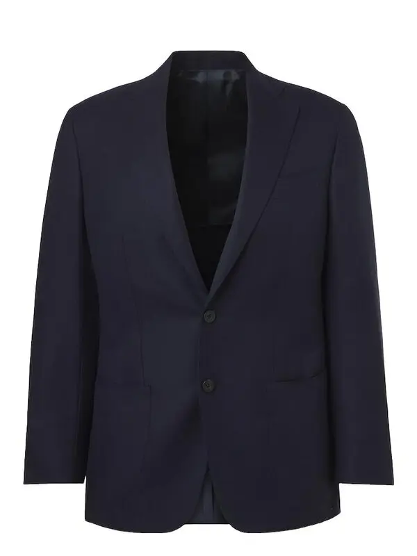 Thom Sweeney Wool Blazer - Blue