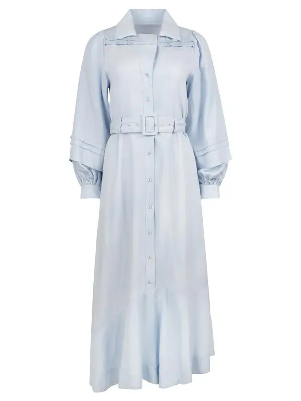 LOU&UP (FORMERLY LOUP CLOTHING) Sky Shirt Dress - Blue